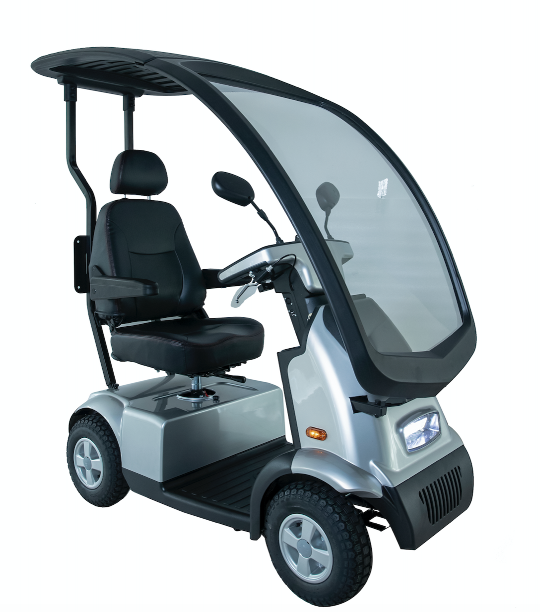 Overdekte Scootmobiel met Comfort Overkapping